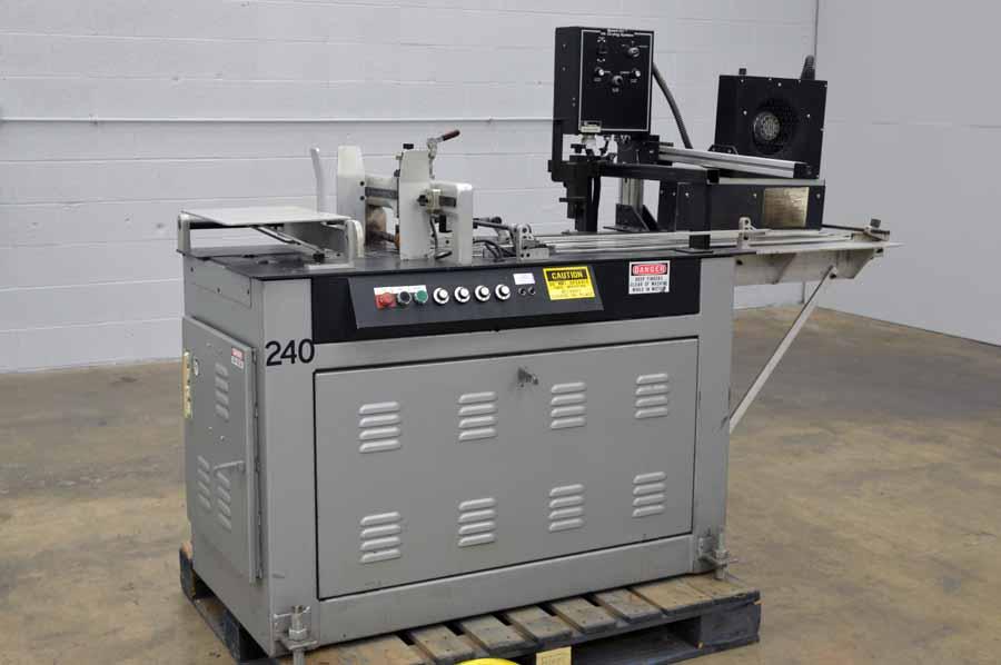 Lot #73: Kirk Rudy 215 Labeling System with Model 4560 Conveyor Dryer ...